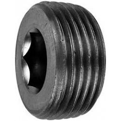 DIN 906 R 3/4. zátka s vnitřním 6hranem, kuželový závit trubkový, čistá ...