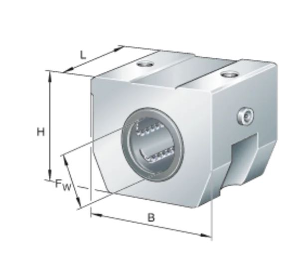 KGHK30-B-PP-AS INA lineární kuličková jednotka s oboustranným těsněním ...